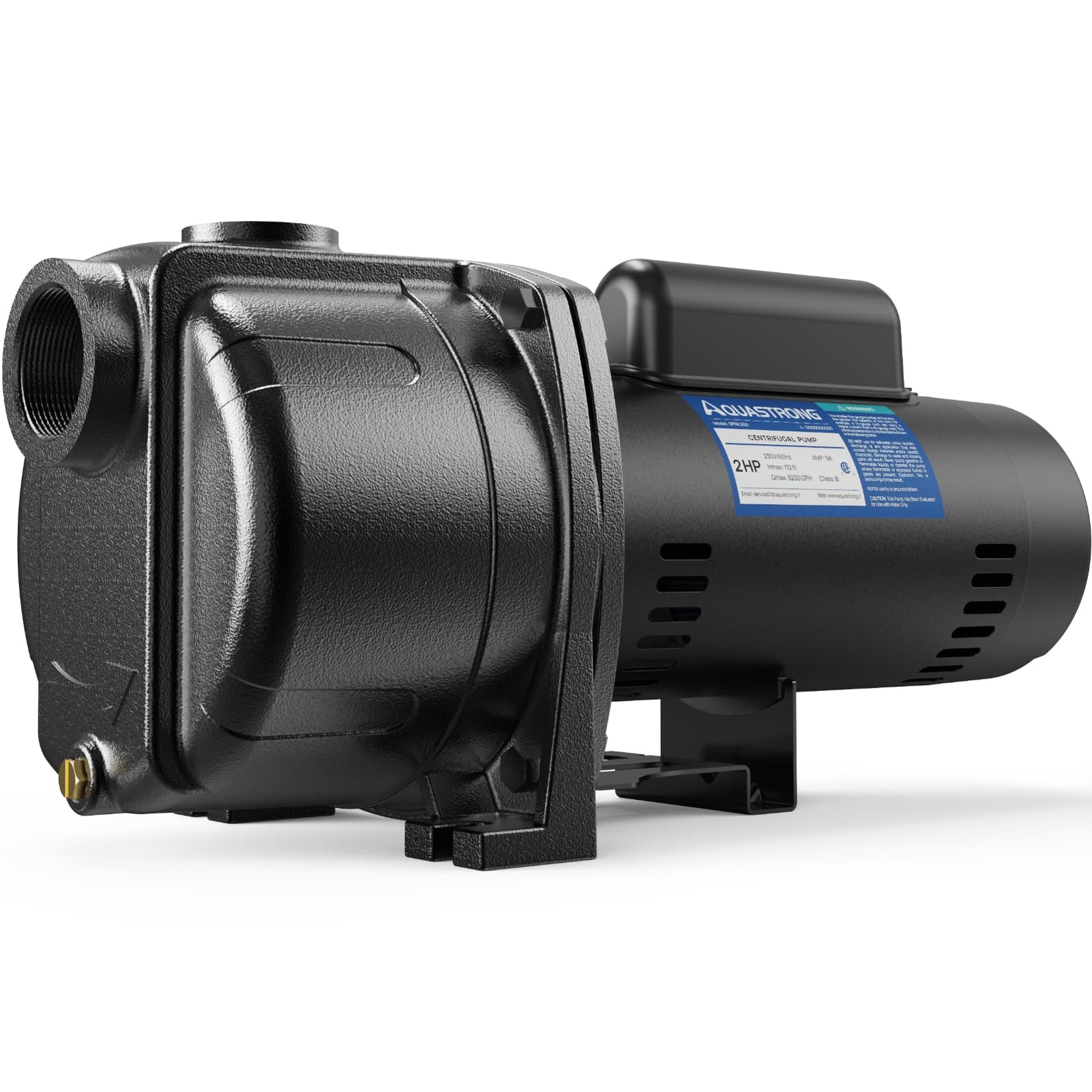 AQUASTRONG Shallow Well Jet/Centrifugal Pump, 1.5 HP & 2 HP,4250 GHP