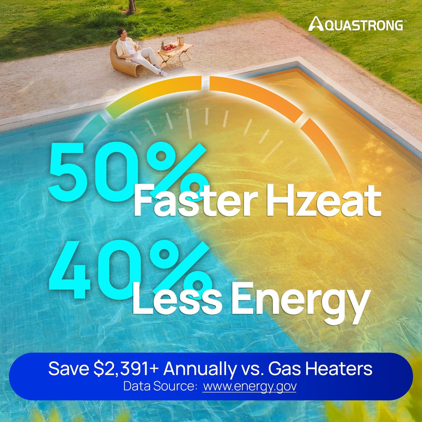 HEX055 55,000 BTU Heat Pump For 16,000 Gallons Pools 220V — Aquastrong